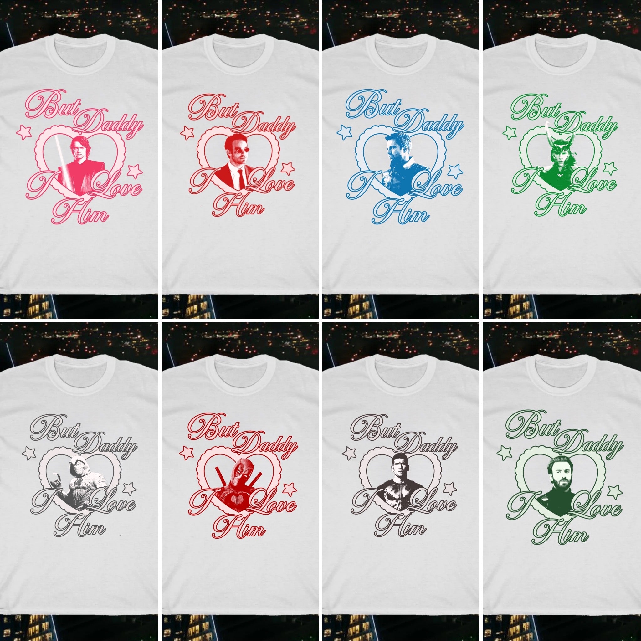 But Daddy I Love Him Tee (Choose which character!) – Ember Cases