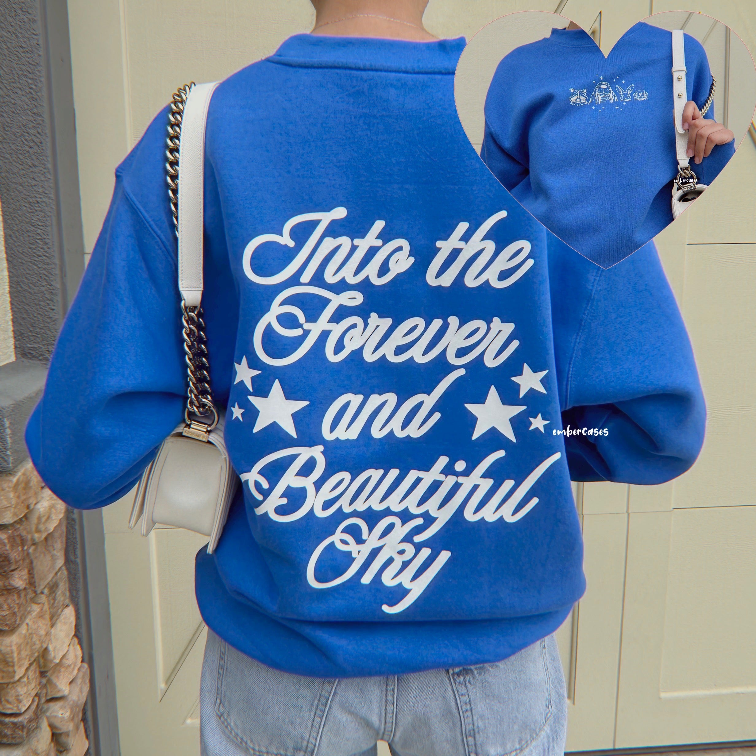 Forever Sky Crewneck – Ember Cases