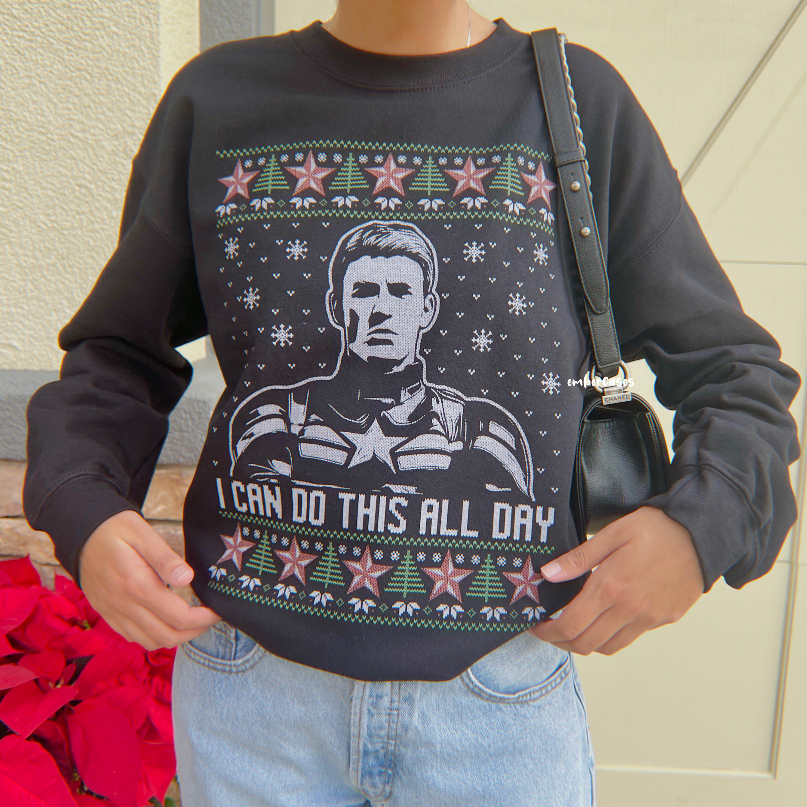 Steve Holiday Crewneck – Ember Cases
