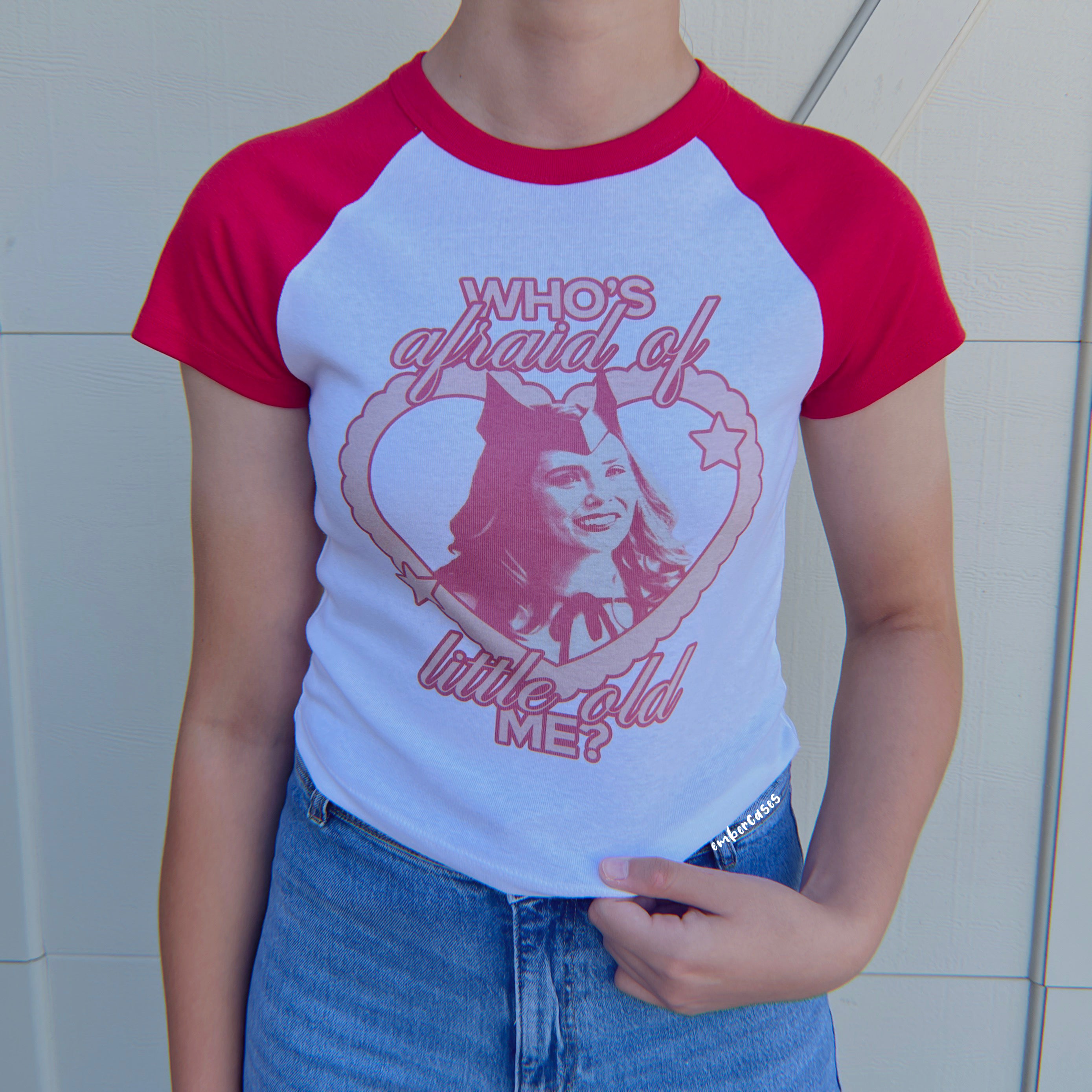 Who's Afraid Crop Tee – Ember Cases