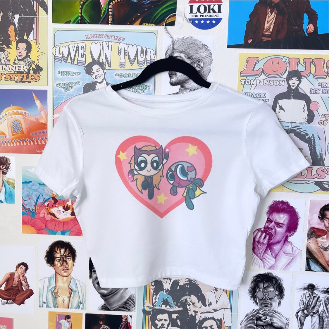 WV Cropped Baby Tee – Ember Cases