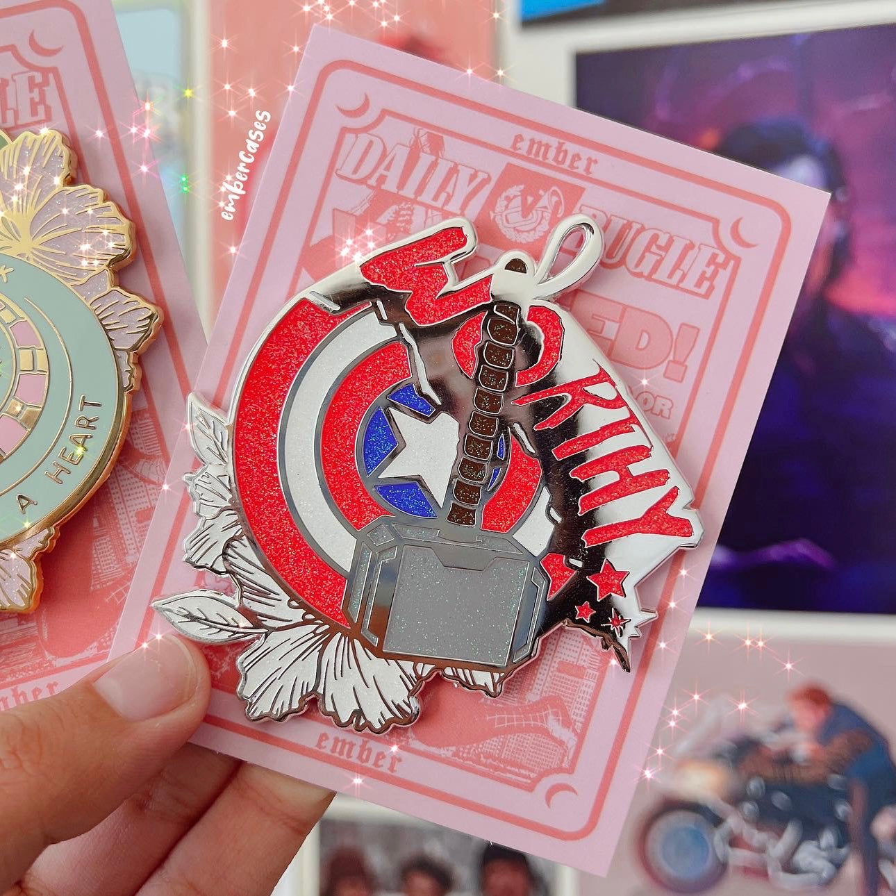 Steve Worthy Pin – Ember Cases