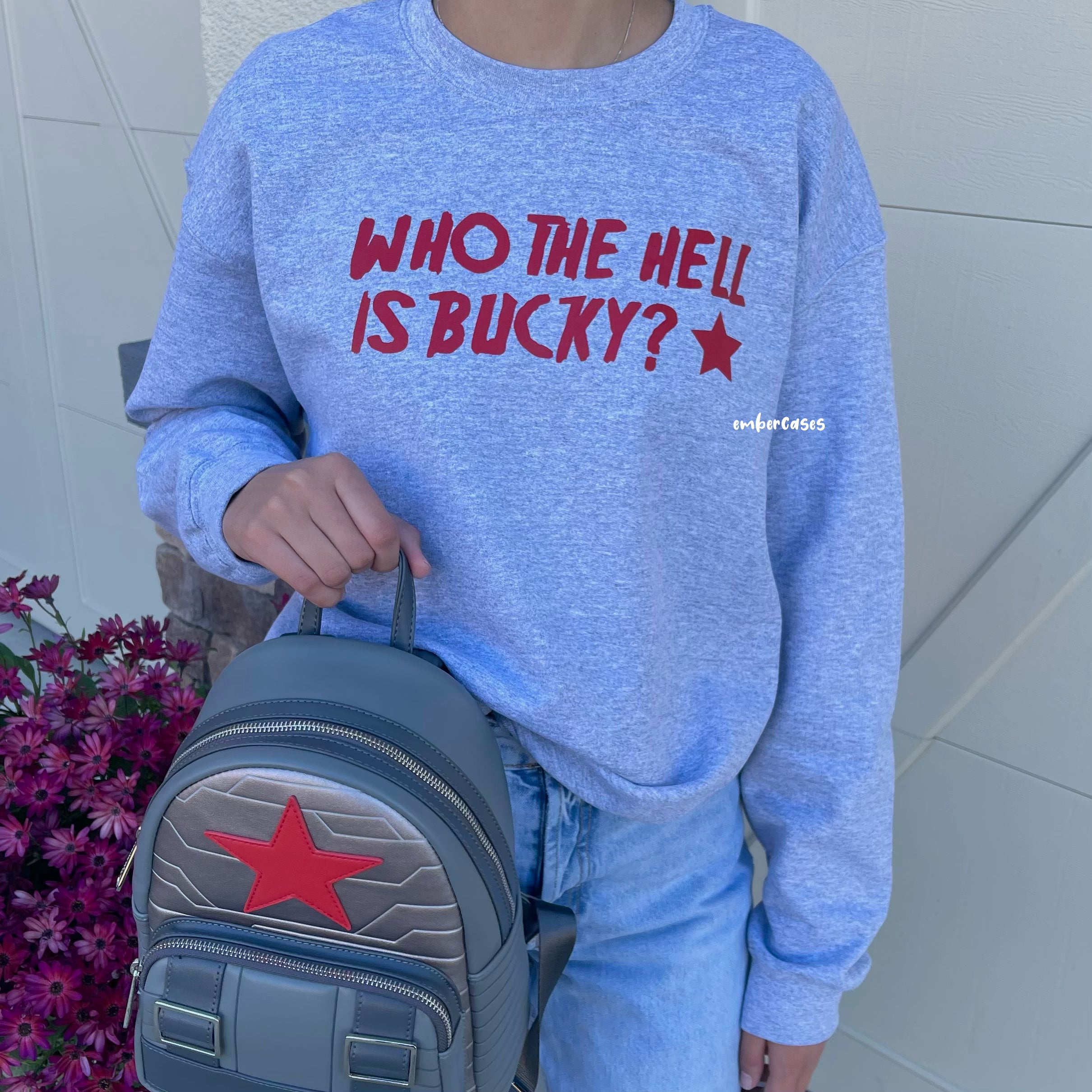 Who's Bucky Crewneck – Ember Cases
