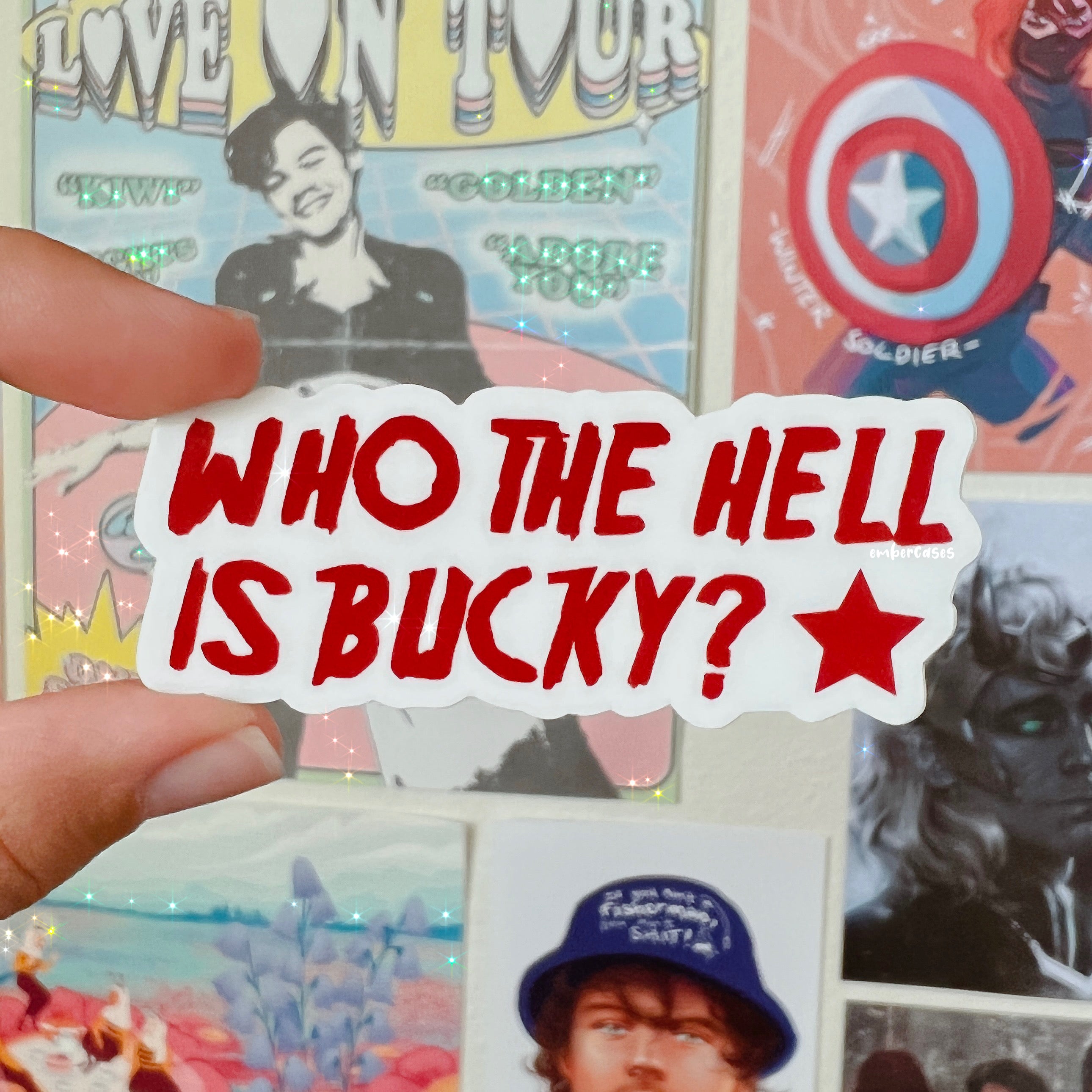 Bucky Sticker – Ember Cases