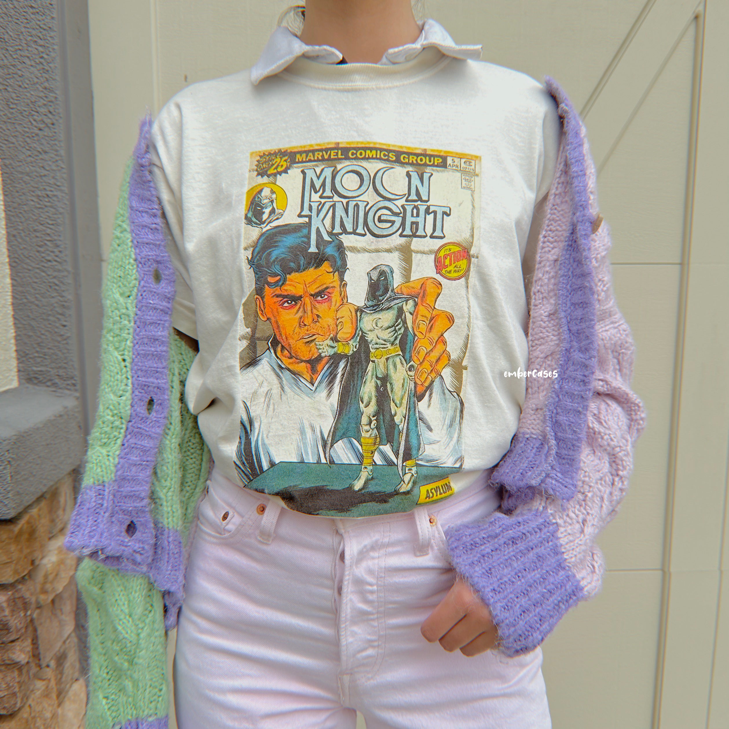 Moon Comic Tee – Ember Cases