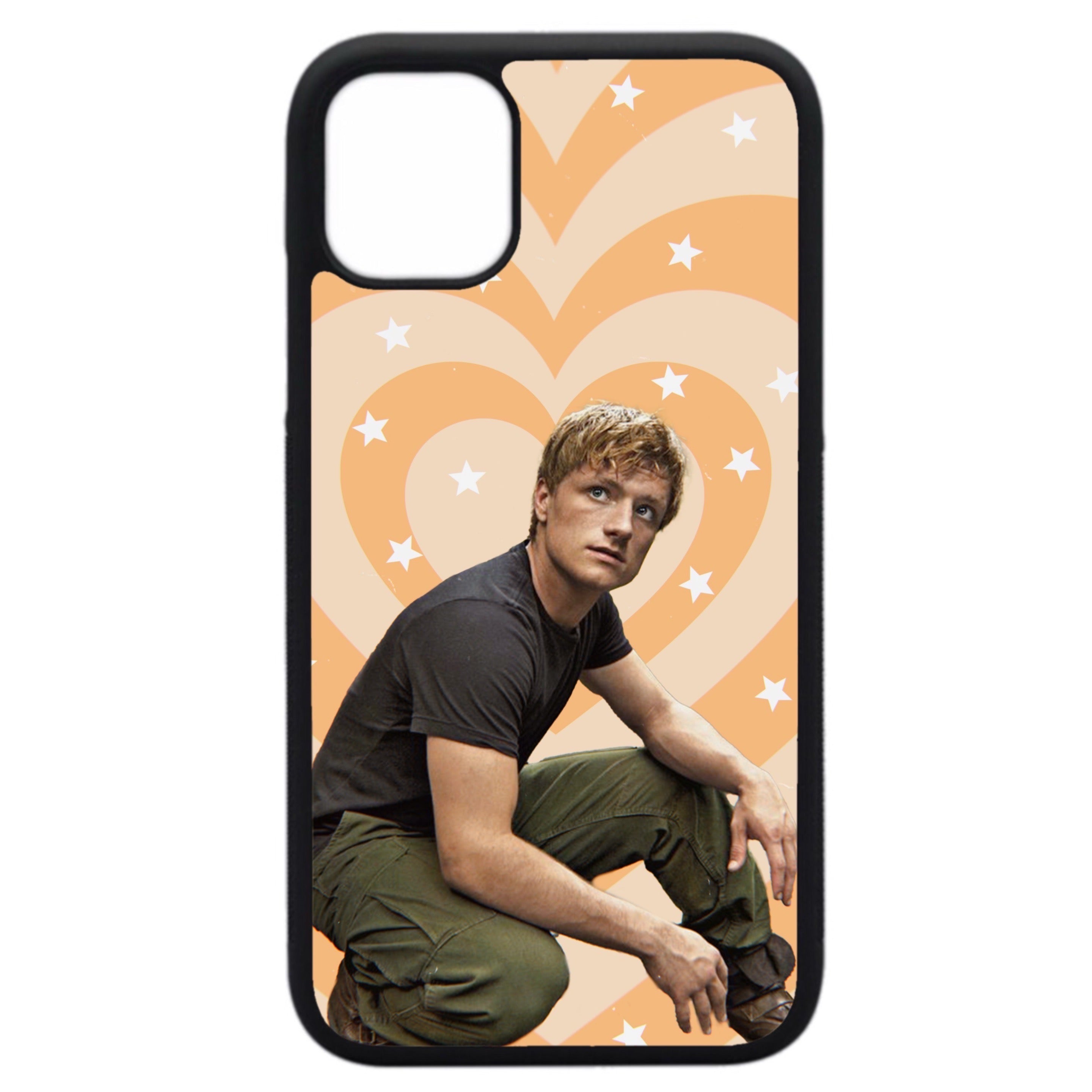 Peeta Orange Hearts Case – Ember Cases