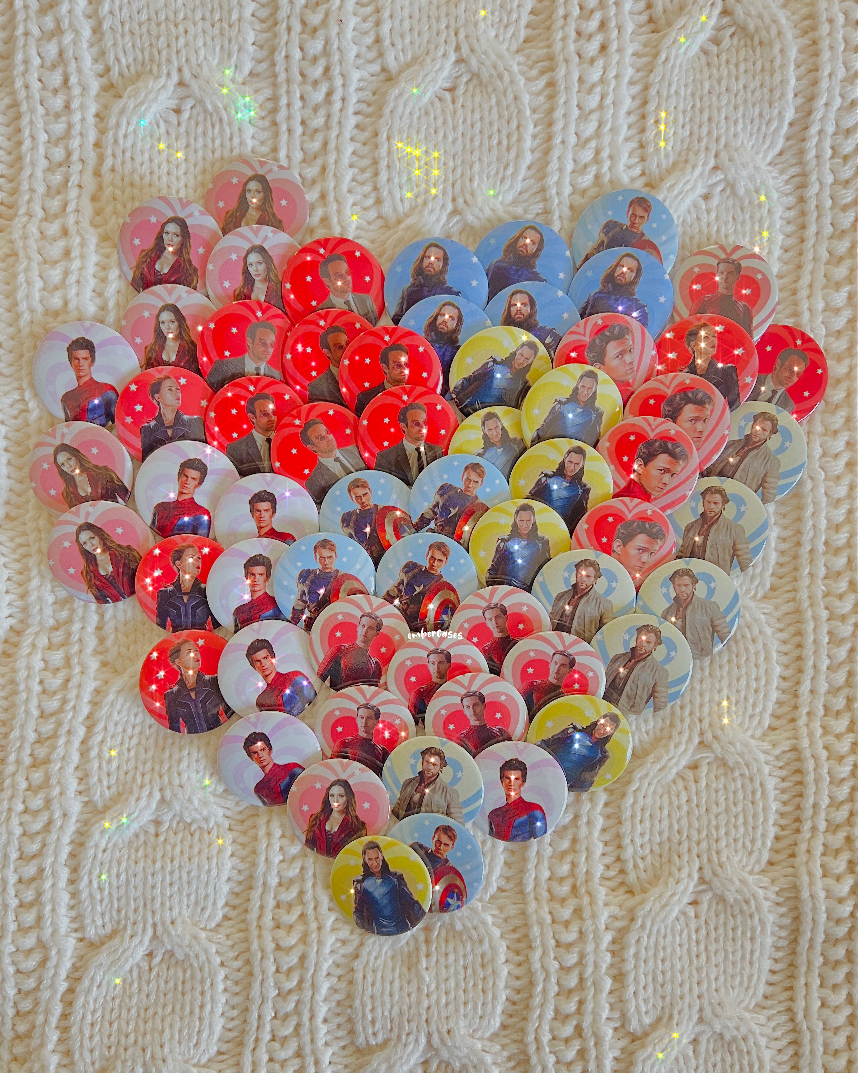 Hero Button Pins! (Select which one!) – Ember Cases