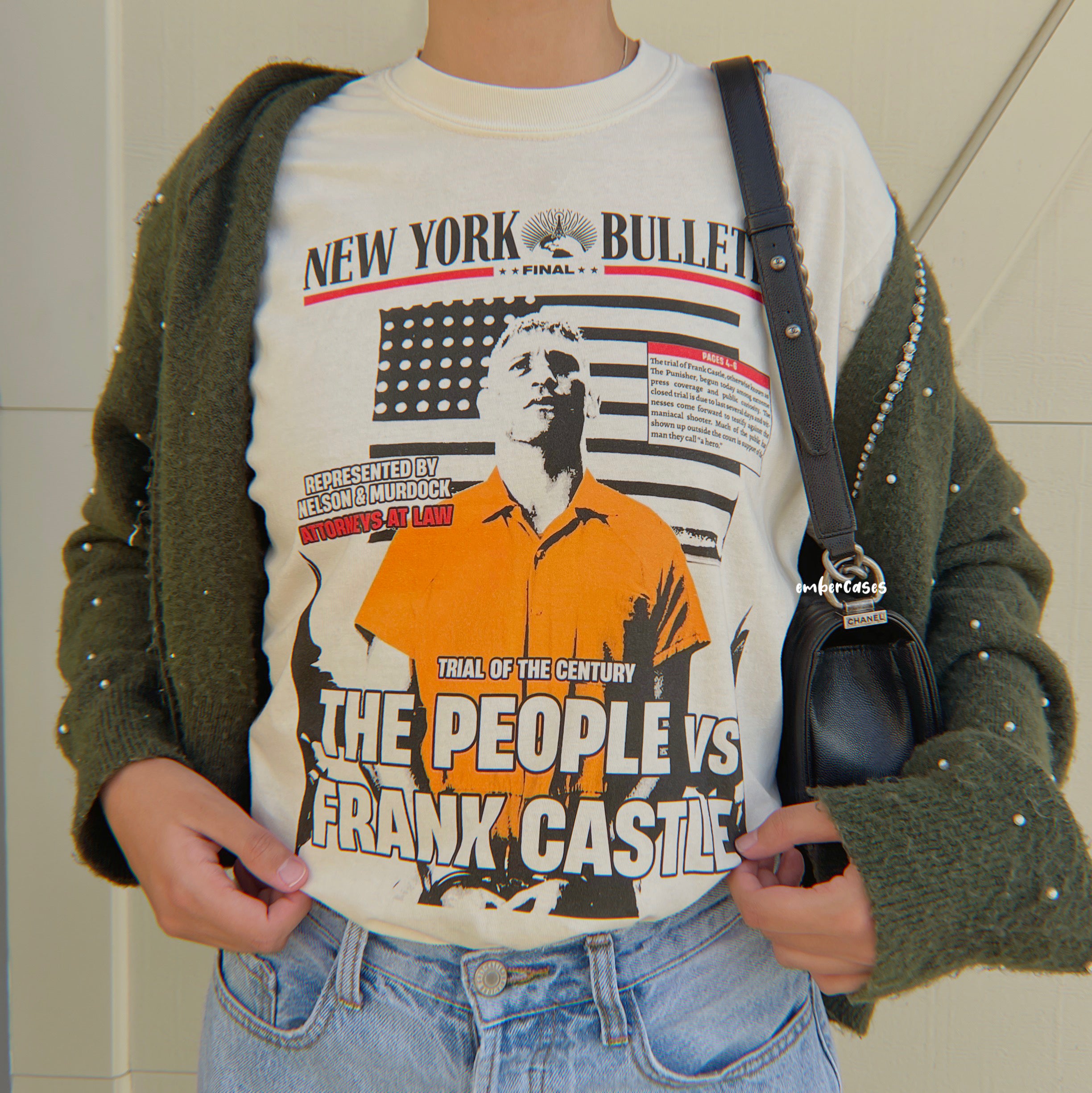 Frank Newspaper Tee – Ember Cases