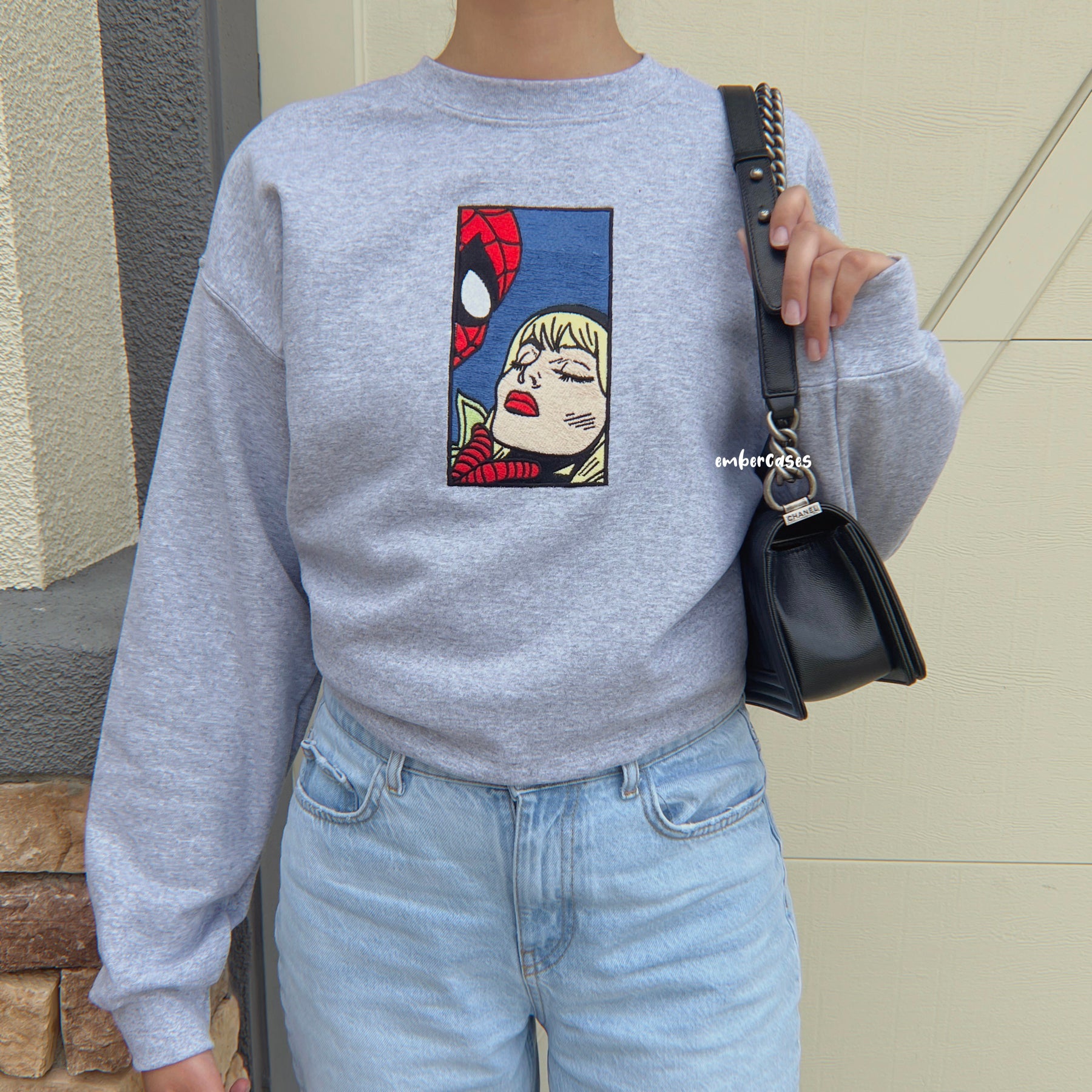 SpideyGwen Crewneck – Ember Cases