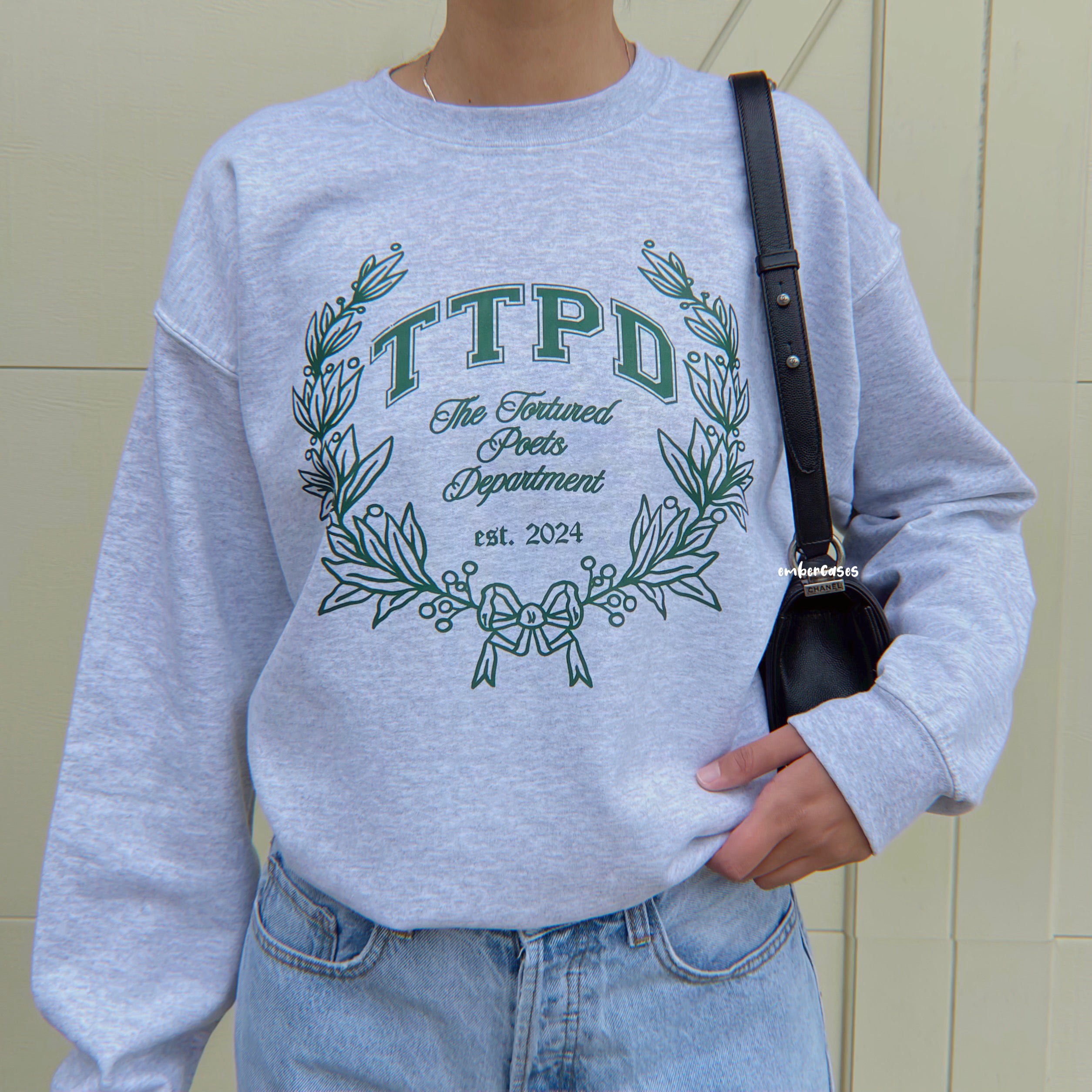 TTPD College Crewneck – Ember Cases