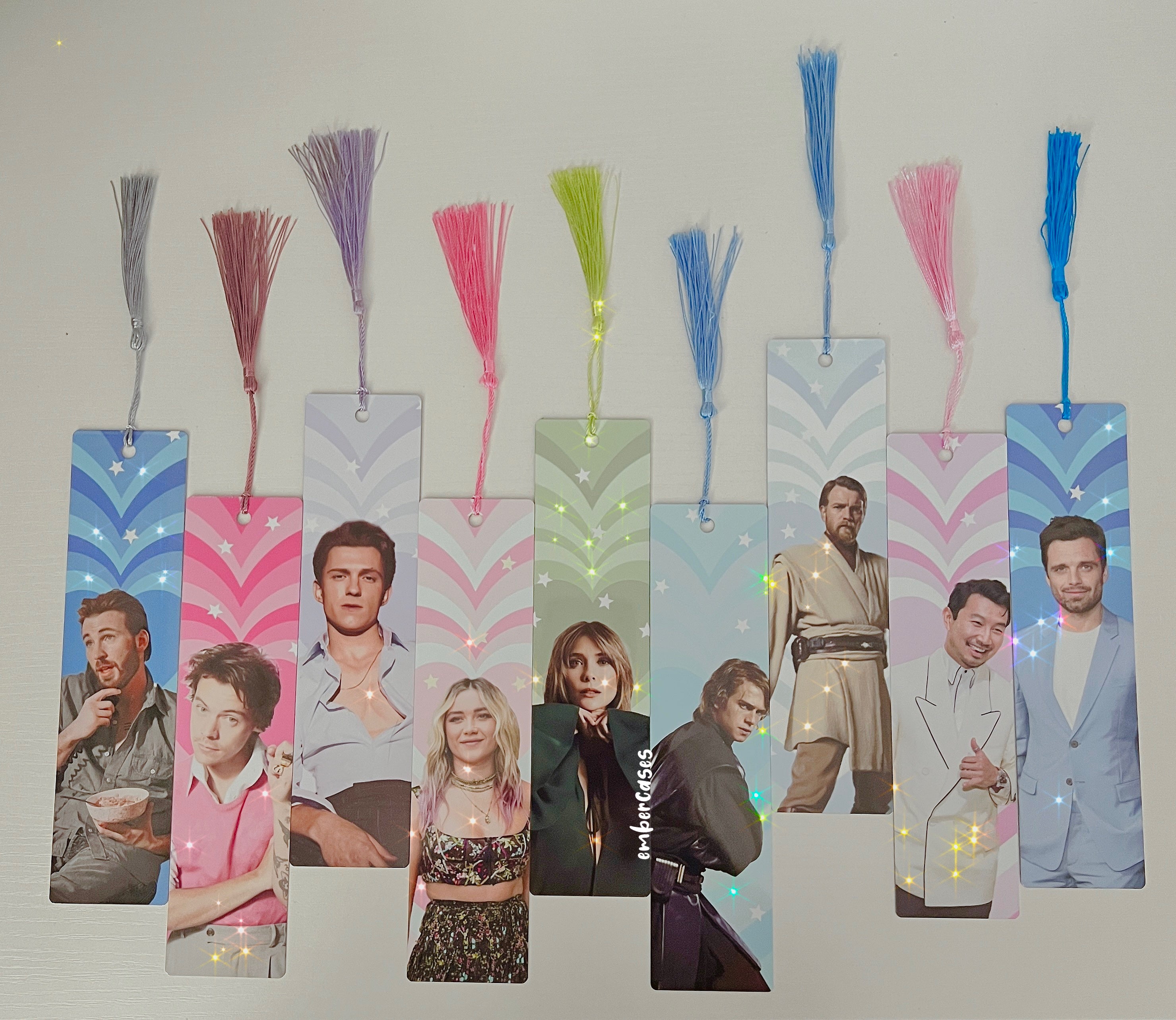 Celebrity bookmarks! (select which one!) – Ember Cases