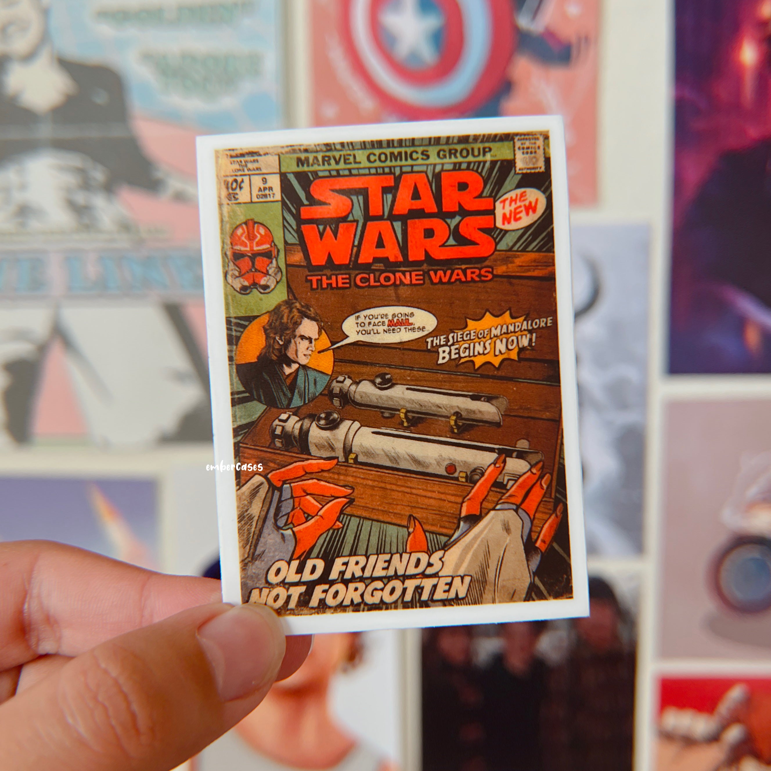 Snips Comic Sticker – Ember Cases